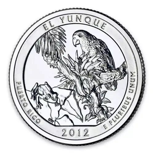 2012 America the Beautiful 5oz Silver - El Yunque National Forest ...